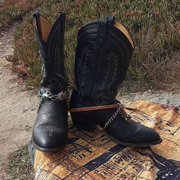Holy Mountaineering Customs | Accessories | Custom Leather Metal Boot ...